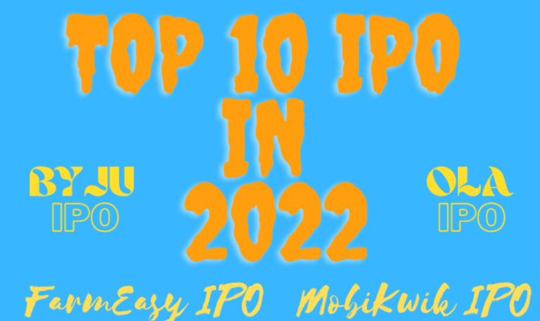 Top10 Big IPOs in 2022 Top10 IPO in 2022 Bse Nse IPO