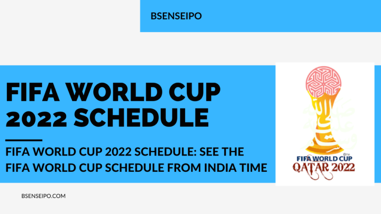 FIFA World Cup 2022 Schedule: See the FIFA World Cup schedule from ...