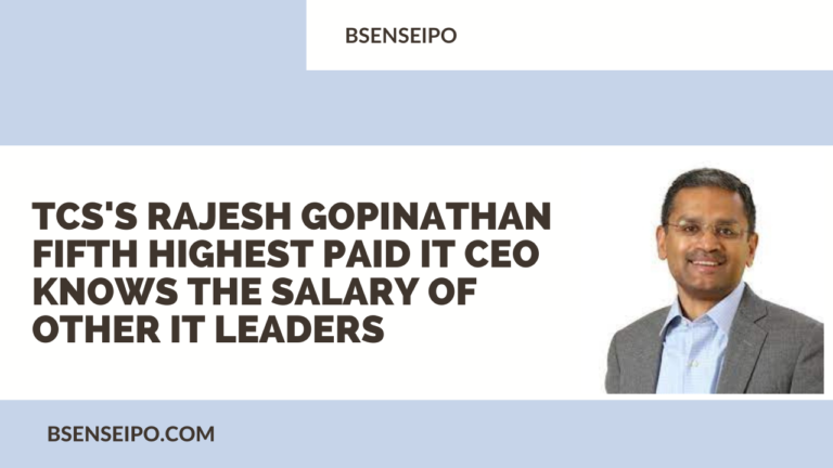 TCS's Rajesh Gopinathan fifth highest paid IT CEO knows the salary of ...
